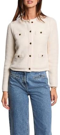 Morgan Femme 252-mvic Gilet, Ivoire M, L EU