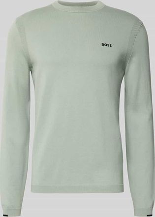 HUGO BOSS Regular Fit Strickpullover aus reiner Baumwolle Modell EVER-X