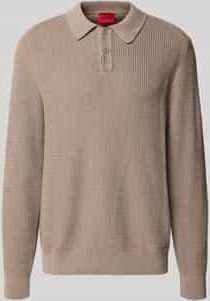 HUGO BOSS Regular Fit Strickpullover aus reiner Baumwolle Modell SAFFOWL