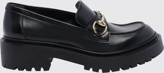 Gucci Horsebit-Loafer aus Kalbsleder mit gekerbter Sohle