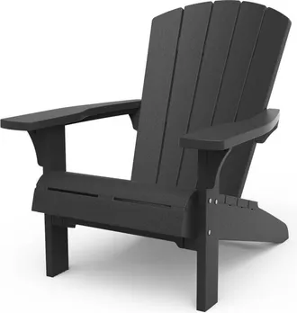 Keter Troy Adirondack Gartenstuhl - 85x80x96,5 cm - Graphit - Keter