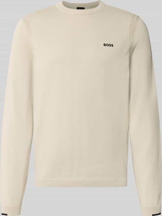HUGO BOSS Regular Fit Pullover aus reiner Baumwolle Modell KN_Ever-X