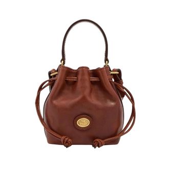 The Bridge Mini Bucket Bag - - Bags - Damen - Braun - ONE SIZE