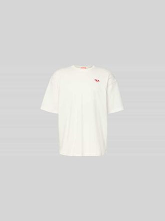 Diesel T-Shirt mit Label-Stitching