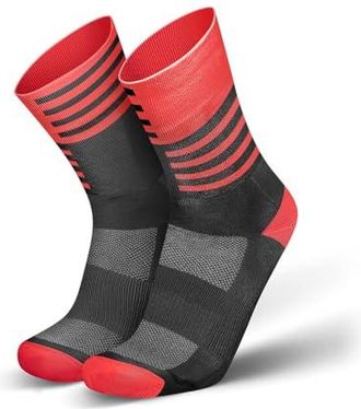 INCYLENCE Chaussettes de sport Wings - pour le running - hautes/l&eacute;g&egrave;res/respirantes - protection contre les ampoules