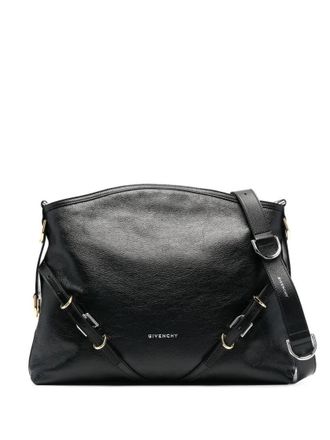 Givenchy Hobo Bags - Black Calfskin Leather Shoulder Bag - Gr. unisize - in Schwarz - für Damen
