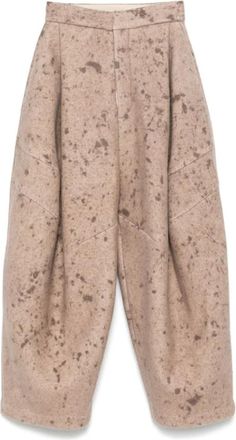 Uma Wang UMA Wang, Femme, Pantalons, Brun, Taille: 38 FR Wide Pantalons