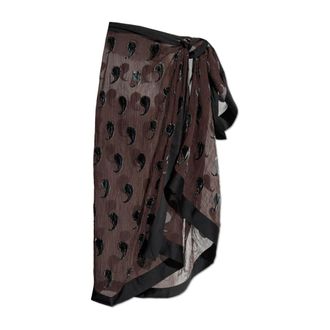 Tory Burch Wickelrock mit Bindedetail - - Swimwear - Damen - Braun - M