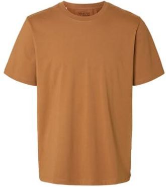 Selected Slhaspen SS T-Shirt &agrave; col Rond Noos, Chipmunk, XXL