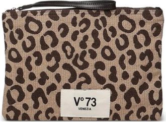 V&deg; 73 Femme, Sacs, Beige, Taille: ONE Size Beauty Morbido Ilene Clutch