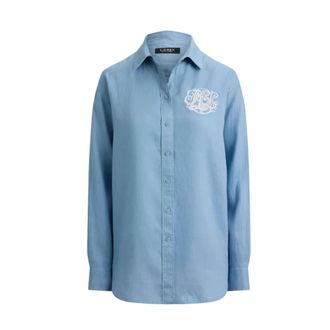 Ralph Lauren Sporthemd aus Webstoff - - Blouses & Shirts - Damen - Blau - M
