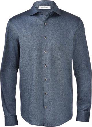 Gran Sasso Homme, Chemises, Bleu, Taille: XL Camicia Piqu&eacute;
