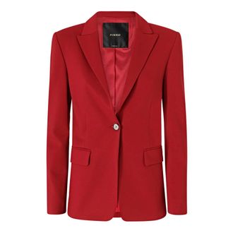 Pinko Taillierter Blazer - - Jackets - Damen - Rot - S