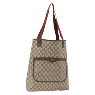 Gucci Pre-owned Vintage GG Canvas Backpack - Femme - Pre-owned - Beige - Taille: ONE Size
