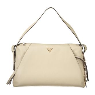 Guess Devon Gro&szlig;e Schultertasche - - Bags - Damen - Beige - ONE SIZE