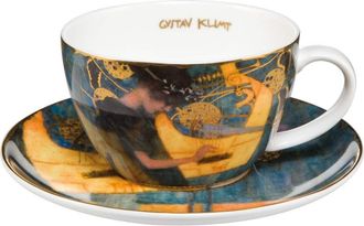 Gustav Klimt Goebel Artis Orbis Die Musik - Teetasse Bunt