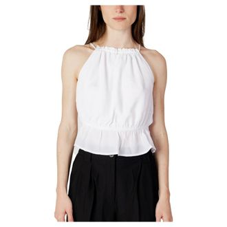 Pepe Jeans London Femme, Tops, Blanc, Taille: 44 FR Hauts sans manches