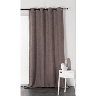 HOME MAISON Rideau Alaska isolant 3 en 1 thermique, phonique et obscurcissant - 140x260cm - Taupe