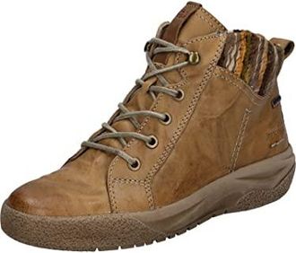 Josef Seibel Femme Bottines à Lacets Alina 52, Dame Bottines,Largeur G (Normale),Semelle intérieure Amovible,imperméable,Marron (Camel-Kombi),40 EU / 6.5 UK