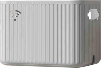 Generic Bo&icirc;te de Rangement pour Routeur WiFi Mati&egrave;re Plastique Conception en Couches Utilisation Multifonctionnelle Cache Box Internet pour Routeur, C&acirc;ble(Gra