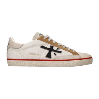 Premiata Homme, Chaussures, Blanc, Taille: 43 EU Steven Baskets