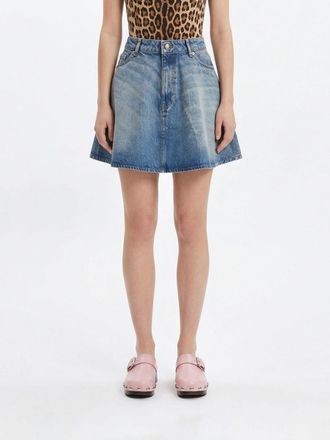 Ganni Jupe GANNI Femme couleur Bleu