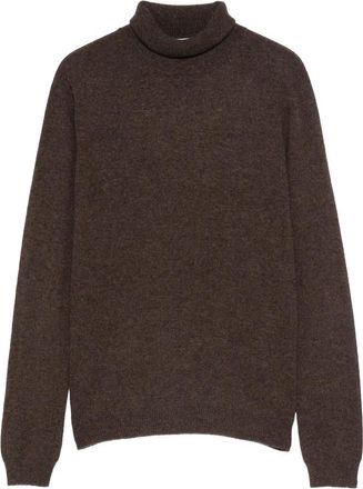 Barba Femme, Pulls, Brun, Taille: 38 FR Cashmere Rollneck Sweater