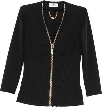 Elisabetta Franchi Casualjacke - Schwarz