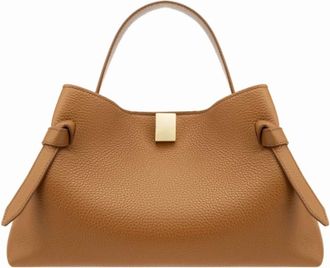 Yuzefi Femme, Sacs, Brun, Taille: ONE Size Gyoza Cuir de Veau Grain&eacute;