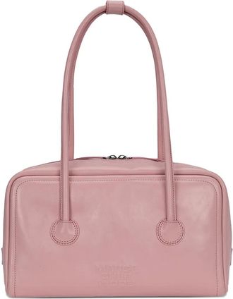 Marge Sherwood sac porté épaule Soft Boston à effet froissé - Rose