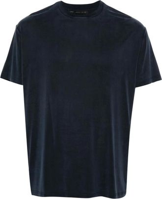 low brand Homme, Tops, Bleu, Taille: XL T-Shirt Oversize