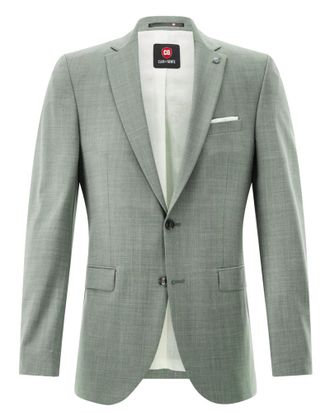 CG - Club of Gents Festliches Anzugsakko aus einem Schurwoll-Stretch-Mix, Slim Fit in