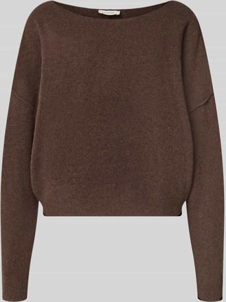 American Vintage Relaxed Fit Strickpullover aus Material-Mix mit Leinen-Anteil
