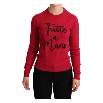 Dolce & Gabbana Herren, Strickwaren, Rosa, XSGröße