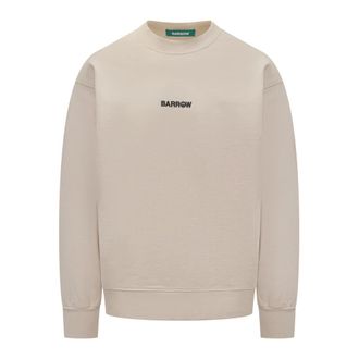 Barrow Barrow, Homme, Sweatshirts et sweats &agrave; capuche, Beige, Taille: L Logo SweaT-shirt