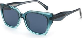 Generic Lunettes De Soleil Polaris&eacute;es &Agrave; Monture Carr&eacute;e For Hommes Et Femmes, Id&eacute;ales For La Conduite En Ext&eacute;rieur, Les F&ecirc;tes Et Les Vacances &Agrave; La Plage.(Blue)