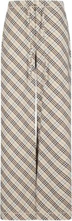 Burberry Femme, Pantalons, Multicolore, Taille: 34 FR Montre blanche élégante avec accents dorés