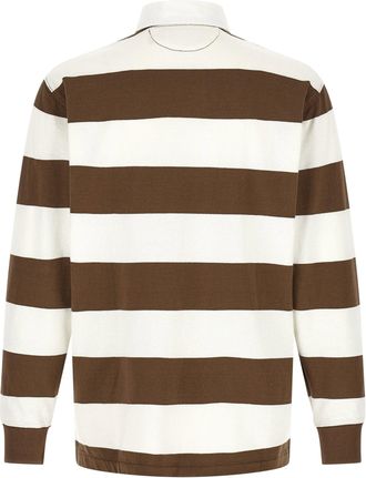 Polo Ralph Lauren Striped Cotton Rugby Rugby Shirt - brown