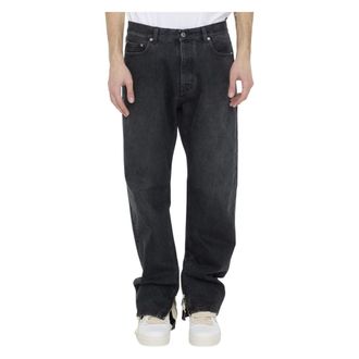 Off-white Arrow Skate Straight-Leg Jeans - - Jeans - Herren - Schwarzk - W32