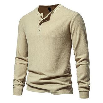 Generic JIANROU Laosu Polo D&eacute;contract&eacute; Homme Travail Henley Tshirt Polo Homme Golf Polo Vetement Homme Tee Shirt Homme Chic T Shirt Running Personnalis&eacute; Polo 