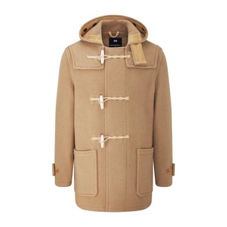 Gloverall Homme, Manteaux, Beige, Taille: XL Mid Monty Duffle Coat