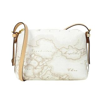 Alviero Martini 1A Classe Sac &agrave; main structur&eacute; en cuir pour femmes - Femme - Sacs - Blanc - Taille: ONE Size