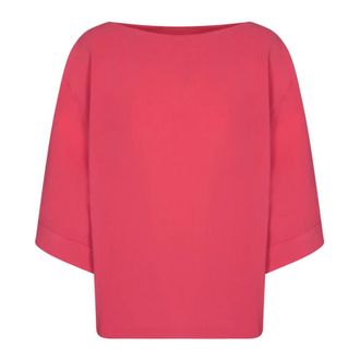 Alberto Biani Satinbluse - - Blouses & Shirts - Damen - Rot - M
