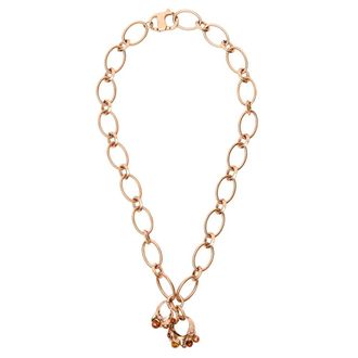 Max Mara Collier longue cha&icirc;ne Wkabermuda - Femme - Accessoires - Beige - Taille: ONE Size