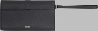 Tom Ford Leather Wristlet Wallet - Black