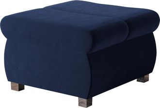 Mirjan24 Polsterhocker Bangkok klein, Sitzbank 60x60x39 cm, Hocker Sitzhocker Modern Pouf Fu&szlig;bank Sitzm&ouml;bel (Magic Velvet 2216)