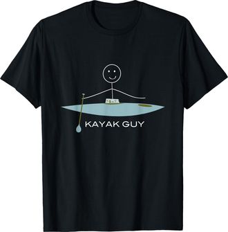 Whyitsme Design Lustiges Herren Kajak Guy, Jungen Kajak T-Shirt