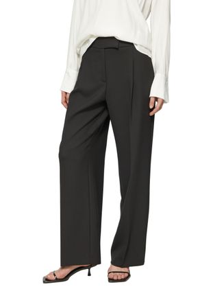 s.Oliver Black Label s.Oliver Elegante Hose mit Extra Wide Leg aus Viskosemix