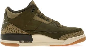 Nike Jordan Air Jordan 3 lace-up patterned sneakers - Gr&uuml;n