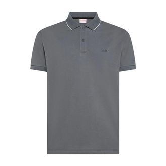 Sun 68 Homme, Tops, Gris, Taille: 2XL Polo avec Logo